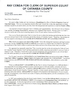 The Hickory Hound: Ray Cerda - Candidate for Clerk of Superior Court of ...