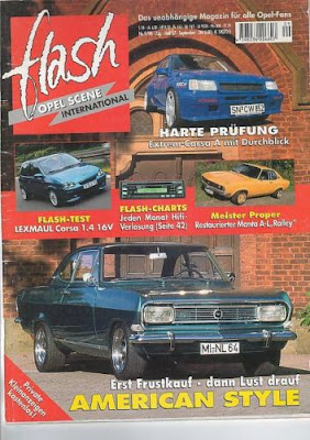 Opel Rekord A & B: ebay: Flash Opel Scene magazines