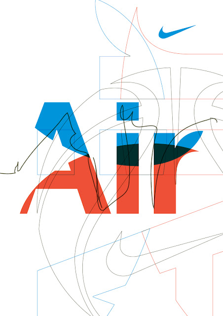 Boldover, Graphic Design: Nike Air Posters (Work in progress)
