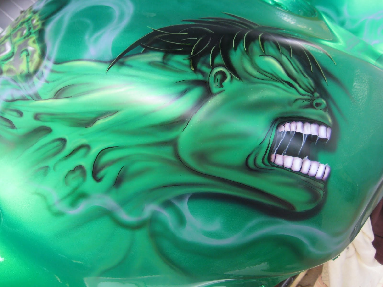 "Da Triggaman's Passion": The Incredible Hulk - Hayabusa motorcycle