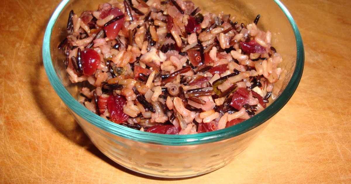 Stealth Cooking: Savory Wild Rice and Cranberries