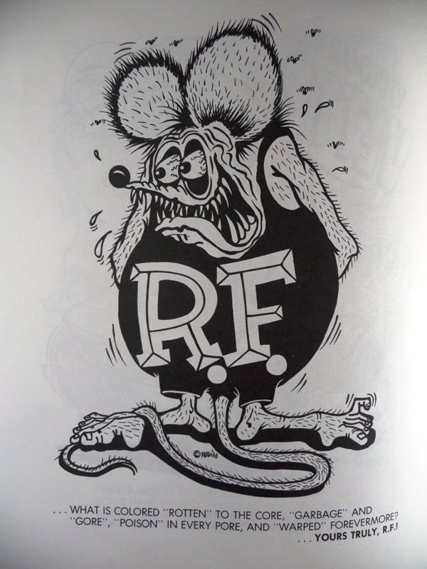 Nostalgia on Wheels: 1960's Rat Fink Monster Coloring Book!