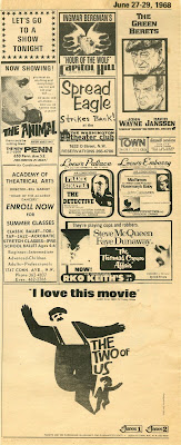 Held Over! Newspaper Movie Ads: Rosemary's Baby Review & Ad Group from 1968