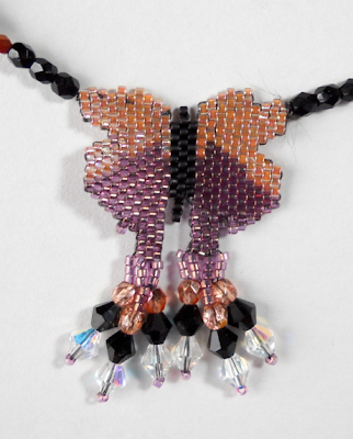 sharonerwine: "Brick Stitch Butterfly"