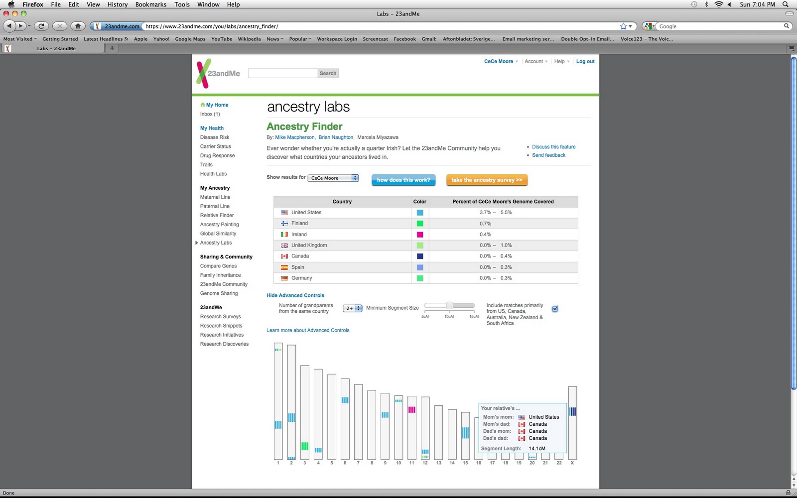 Your Genetic Genealogist: Comparison and Analysis from 23andme's ...