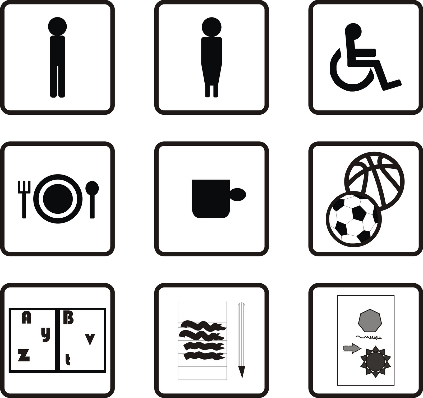 Oficina da Adelaide: Pictogramas