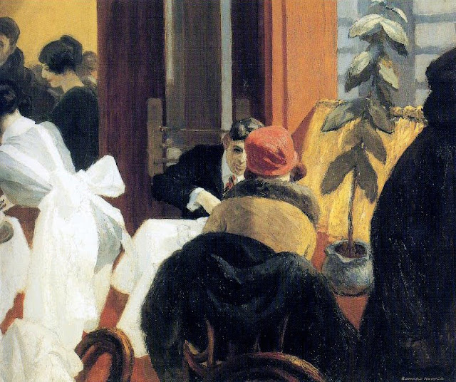 Flores y Palabras: Edward Hopper: Restaurante