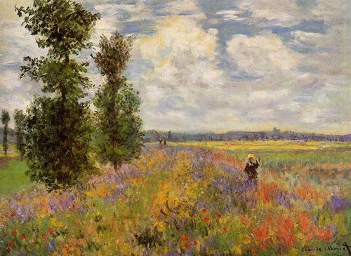 Flores y Palabras: Claude Monet: Campos de amapolas