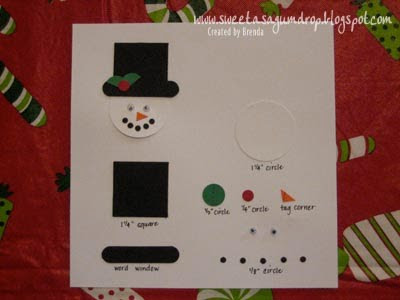 sweet as a gumdrop...: Snowman Punch Art Instructions...