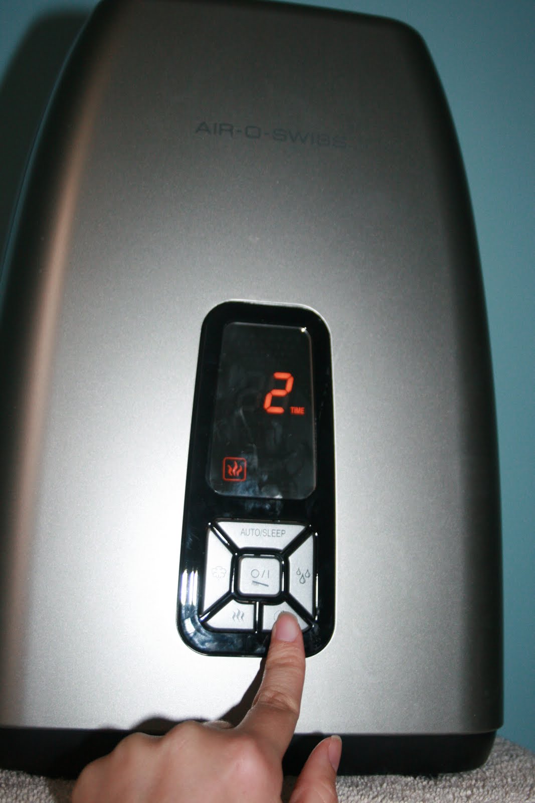 AIR-O-SWISS 7144 Digital Warm & Cool Mist Ultrasonic Humidifier ...