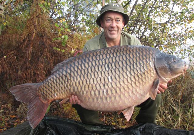 Record common carp at Rainbow Lake