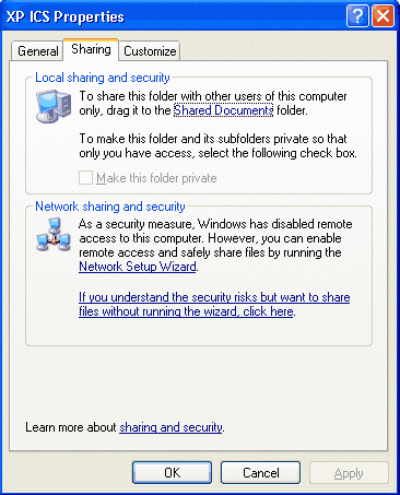 Interesting Facts: Windows XP File Sharing