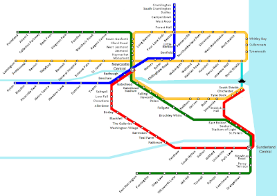 A Better Metro: Updated route- Station map