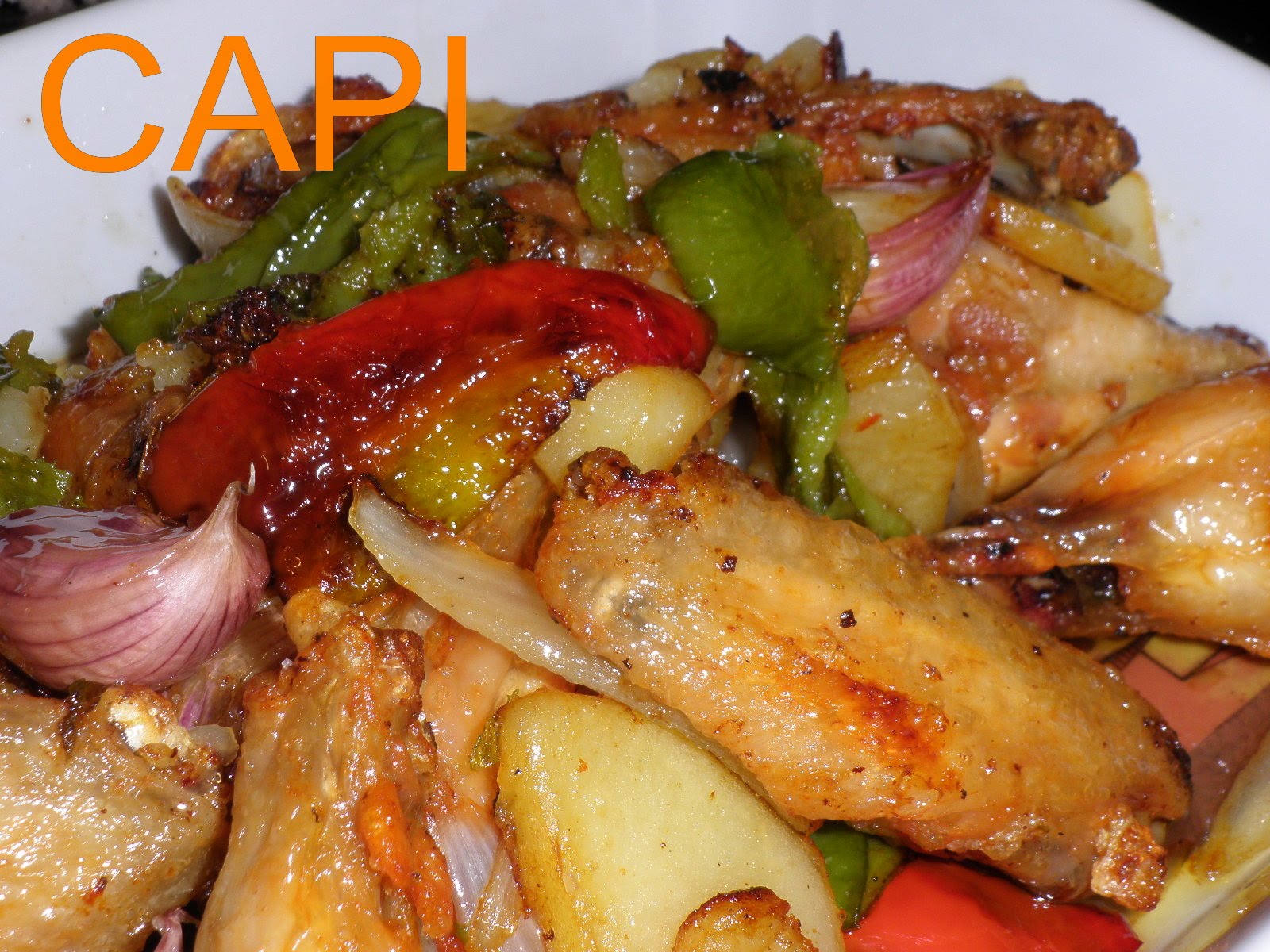 El Capitán del All i Pebre: ALITAS Y MUSLITOS DE POLLO CON VERDURAS AL ...