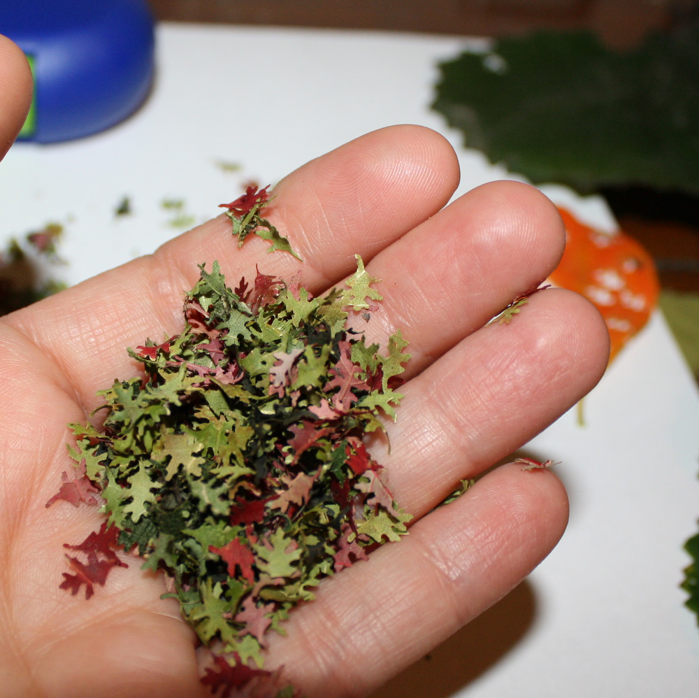 The PURE Gardener, Inc.: How to Make "Real" Miniature Fall Leaves