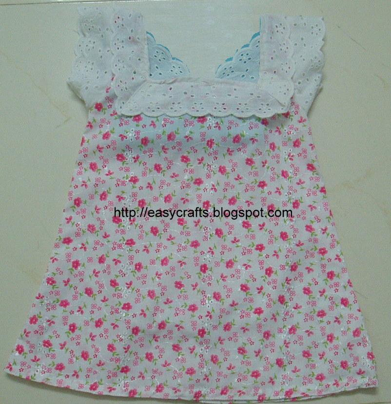 Easy Crafts - Explore your creativity: Small baby frock