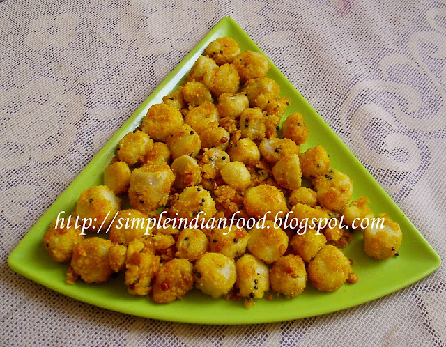 Simple Indian Food- An Easy Cooking Blog: Arbi roast