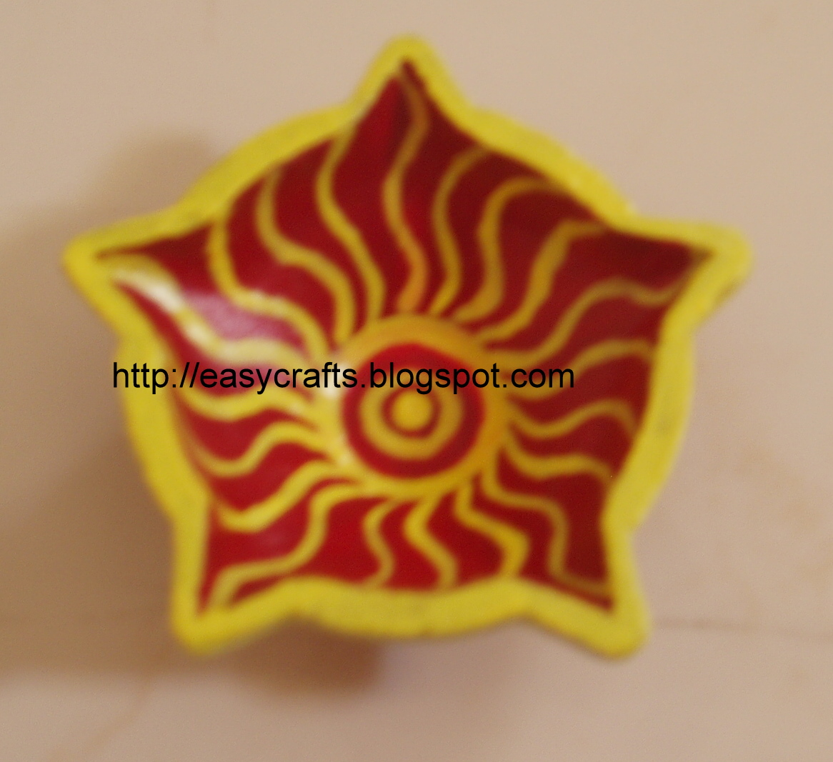 Easy Crafts - Explore your creativity: Painted diyas/mud lamp