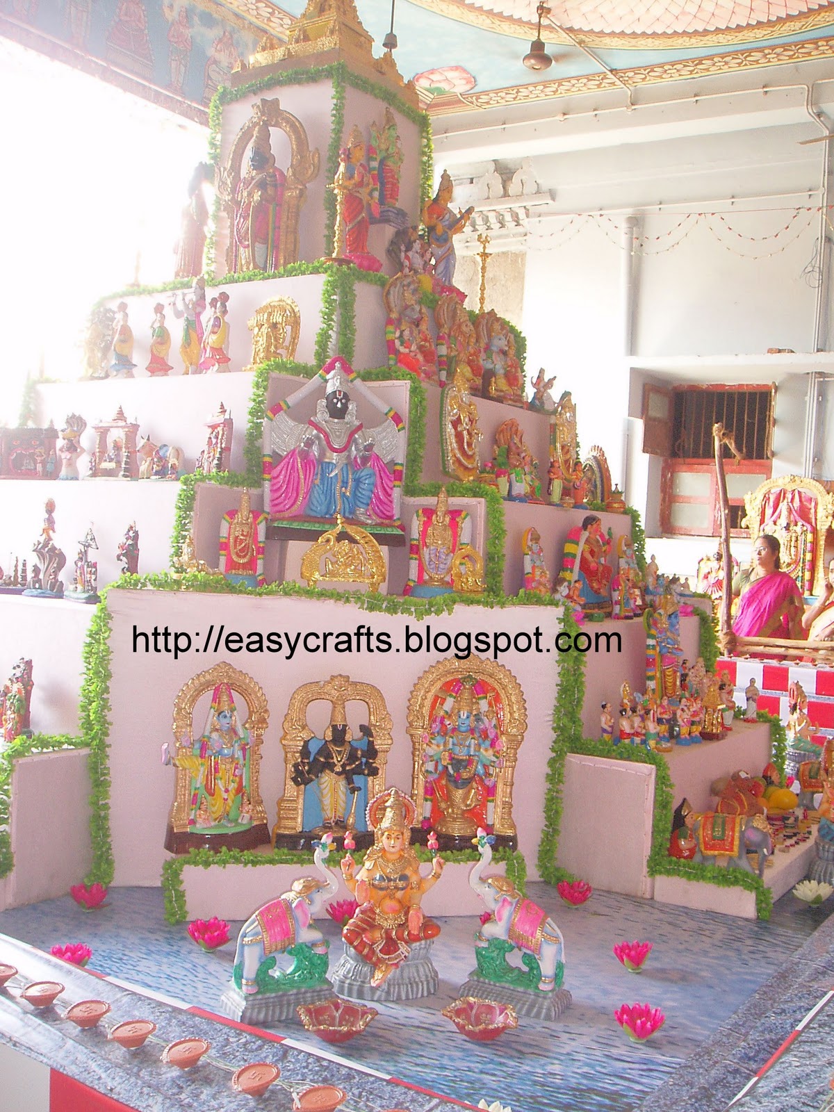 Temples of India: Ashta dikka golu at Triplicane Sri Parthasarathy ...