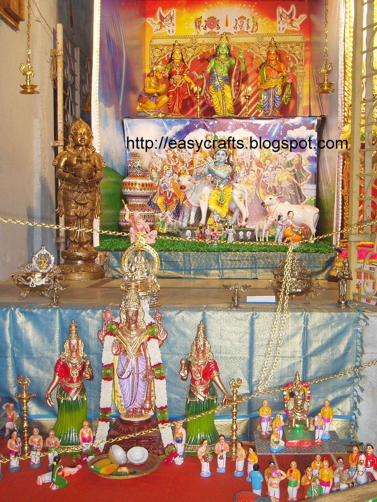 Temples of India: Ashta dikka golu at Triplicane Sri Parthasarathy ...