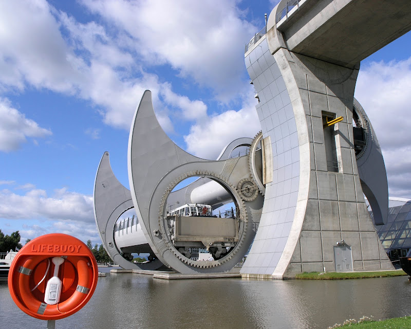 EL CHUPACHARCOS: LA RUEDA DE FALKIRK . INGENIERIA CON INGENIO