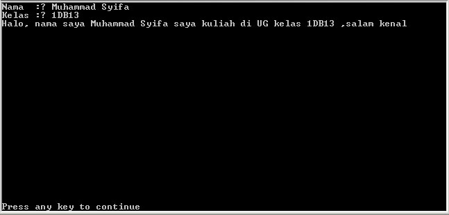 Education: Contoh Program Sederhana QBASIC