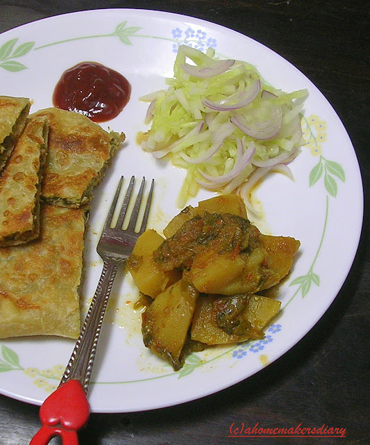 A Homemaker's Diary: Moglai Parota : The Marathon Reaches Streets of ...