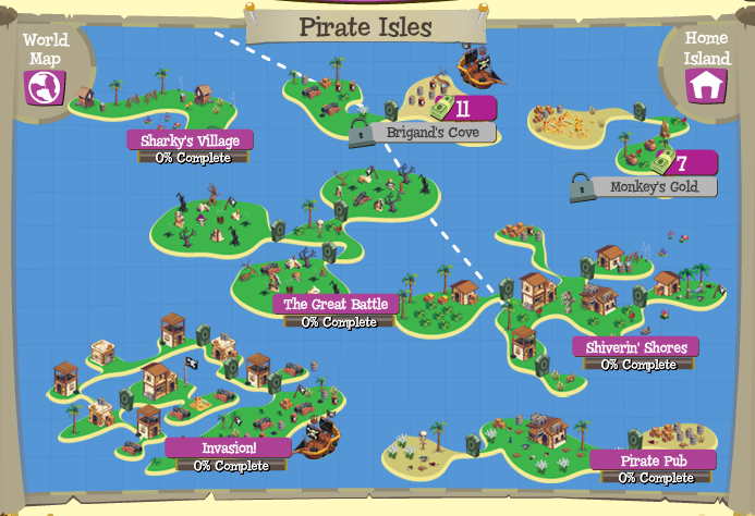 Treasure Isle Fans: Pirate Isles! " dig and you'll find cash