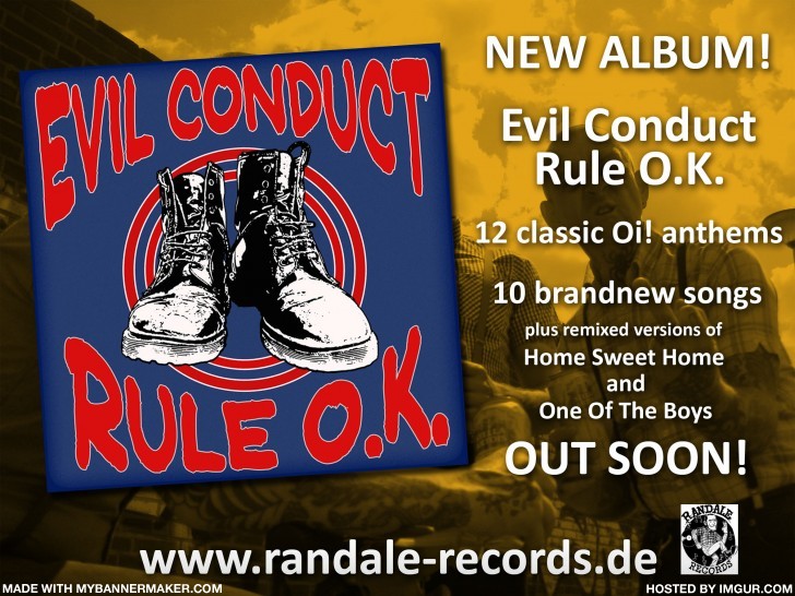 Strength Thru Oi! : EVIL CONDUCT-NEW ALBUM