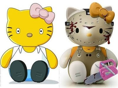 It Girlie Girls: Hello Kitty transformada em famosos personagens de ...