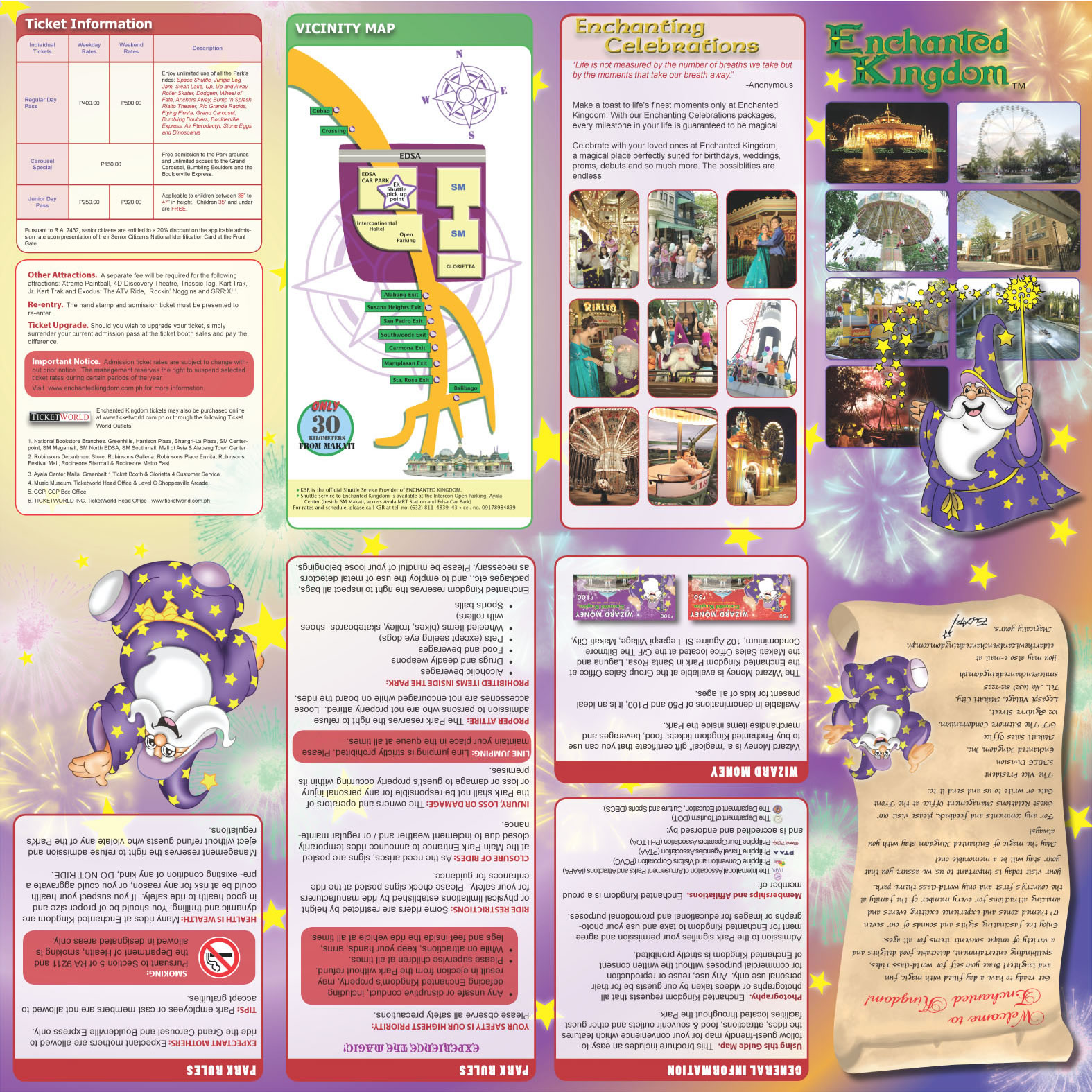 Enchanted Kingdom Map