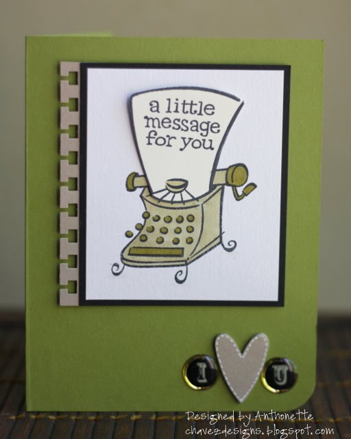 Chavez Designs: A Little Message For You