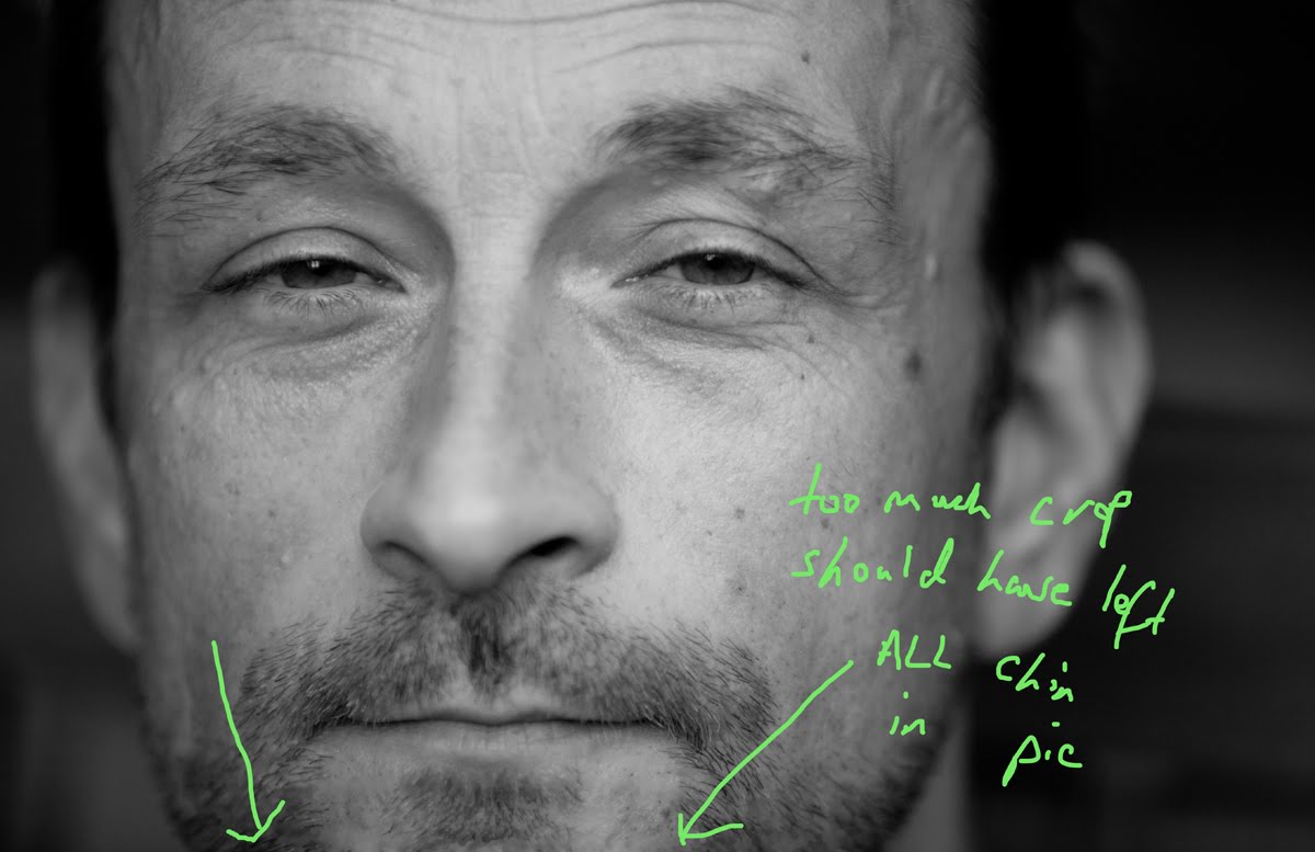 Helen Rosemier Photography: Exercise 1: Face, cropped in close