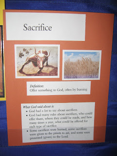 Teaching Kids the Bible: Sacrifice Vocabulary Card
