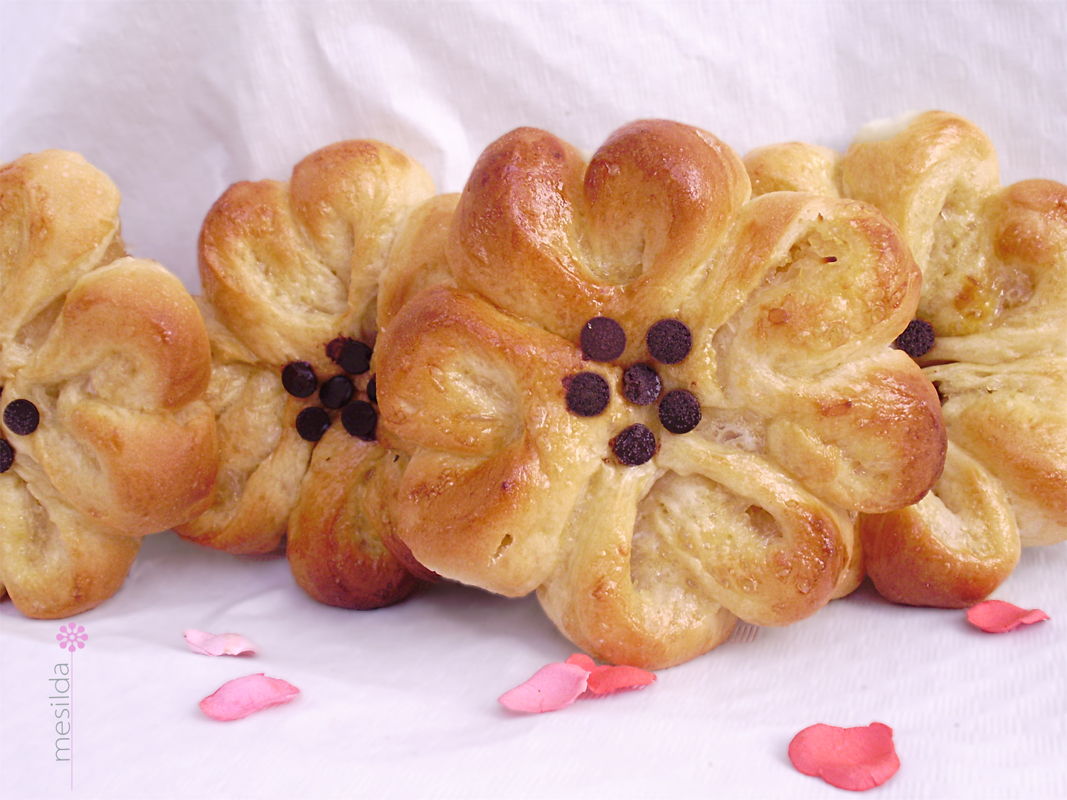 FLORES DE PAN - La cocina de Mesilda