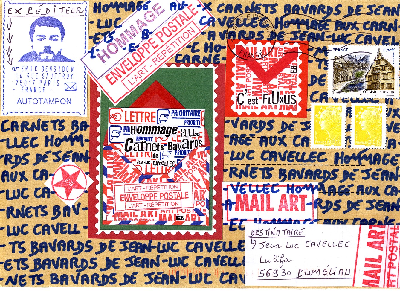 Mail Art / Art Postal et ...Carnets Bavards: Mail Art / Art Postal ( Là ...
