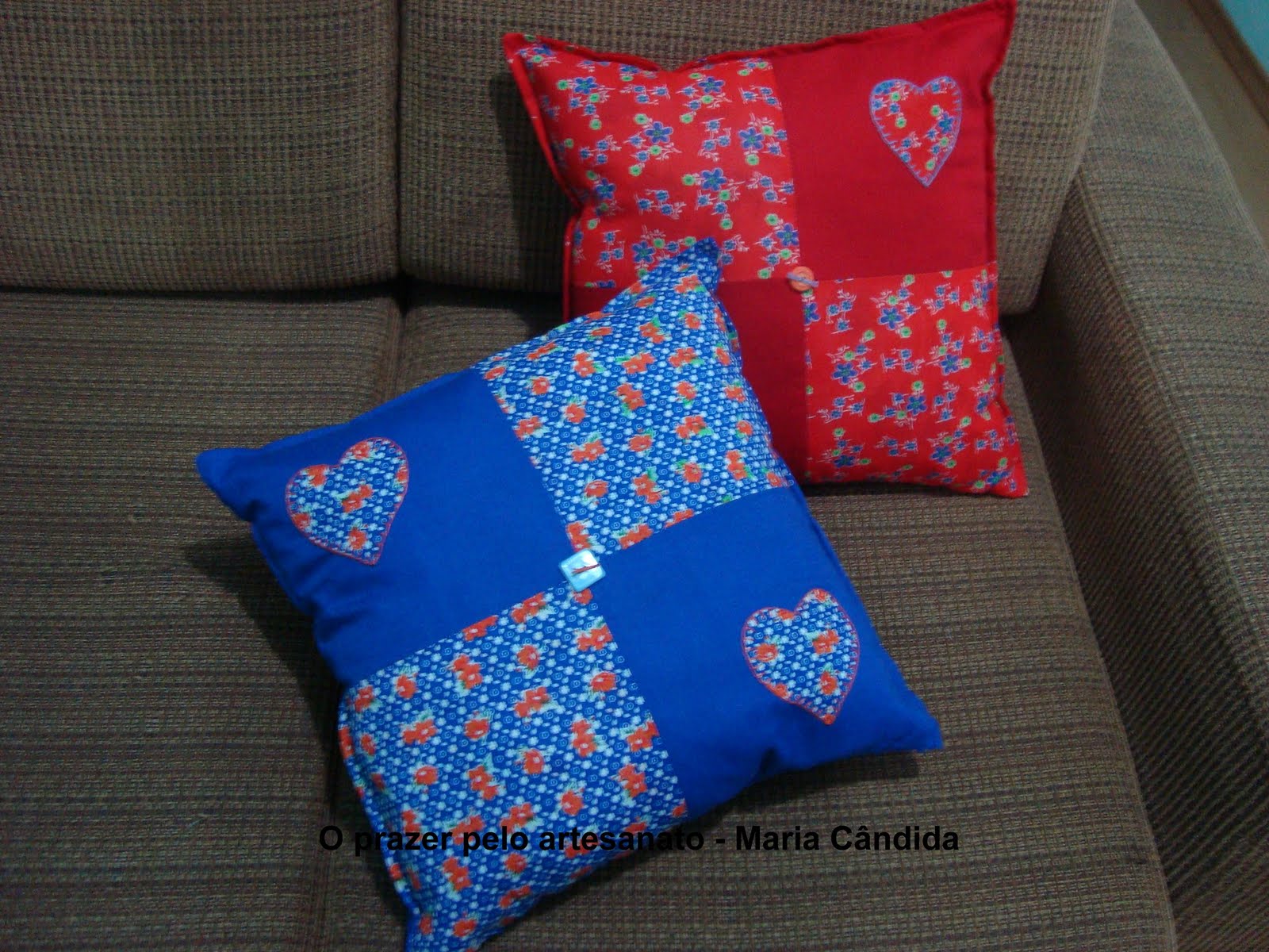 Almofadas super coloridas