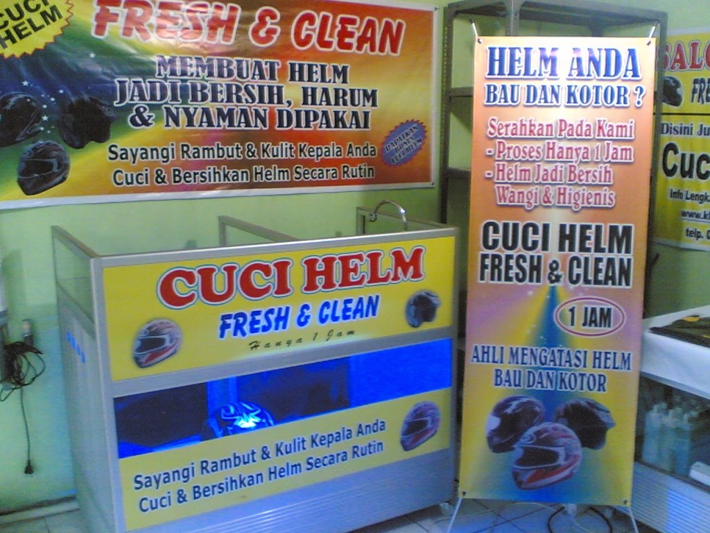 Fresh&Clean Helmet: PAKET HEMAT USAHA CUCI HELM , BERGARANSI