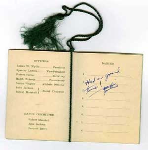 SHANNON LEAHY EVENTS: Dance Cards