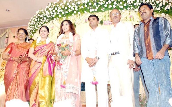 Meena got wedlock , Meena wedding reception images , Tamil Telugu Stars ...