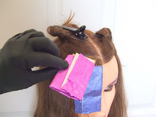 Step-by-Step Demo of Hair Color Technique : Ribbons #4 | Killerstrands ...