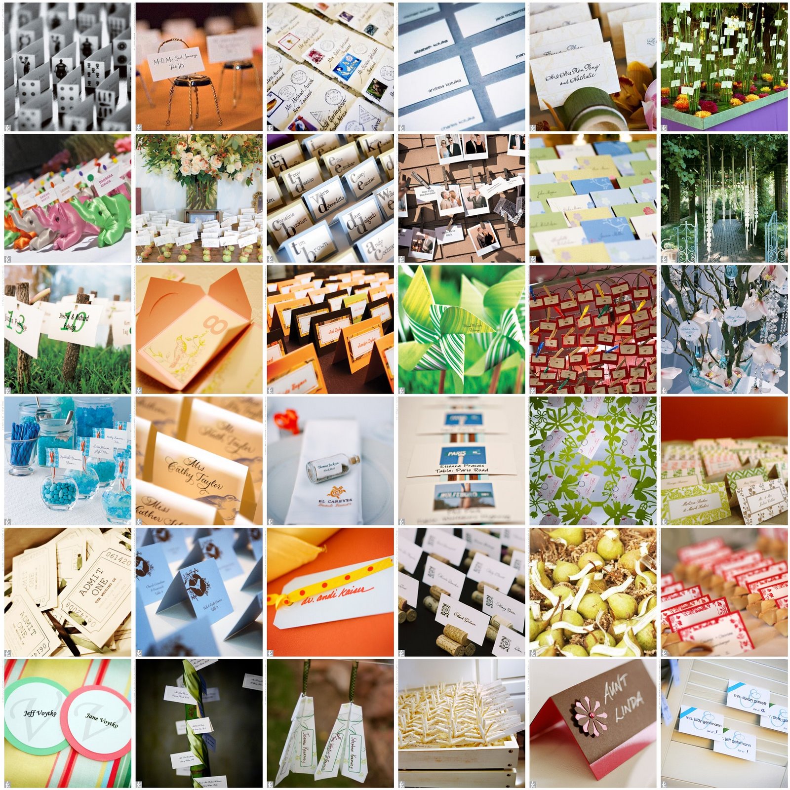 Circle The Date Events, LLC: I Heart Placecards