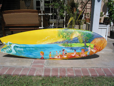 Ricky Blake Fine Art: Togos Surf Art Tour 6'-4" Dewey Weber Fish ...