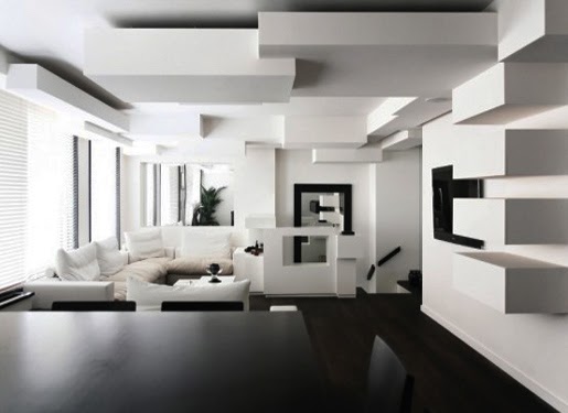 Interiors Design, Shapes Complex Geometry For Wall In The House - HOME ...