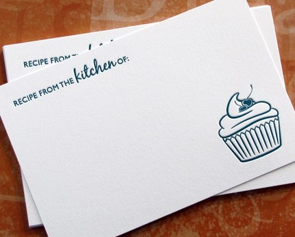 Carpe Cupcakes!: Cupcake Recipe Cards