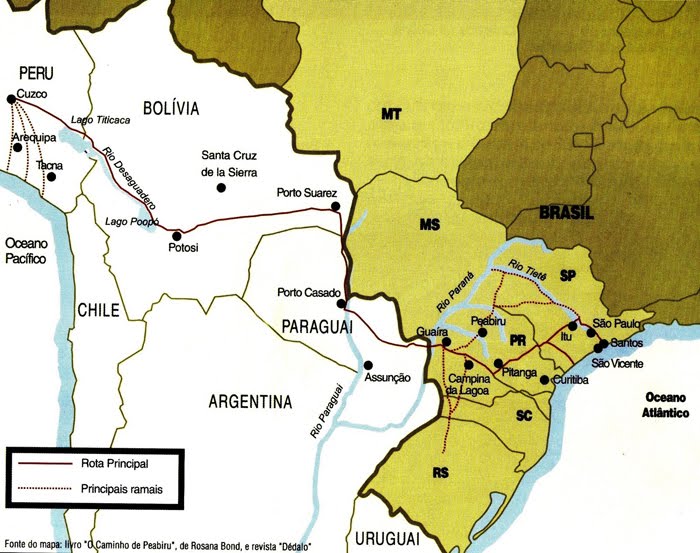 CAMINHO DE PEABIRU E SEUS MISTÉRIOS