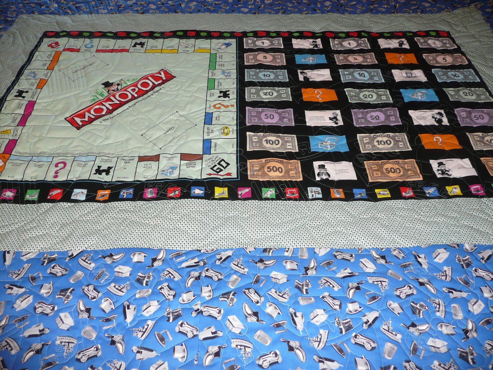 Acorn Ridge Quilting: Melinda's Monopoly Quilt