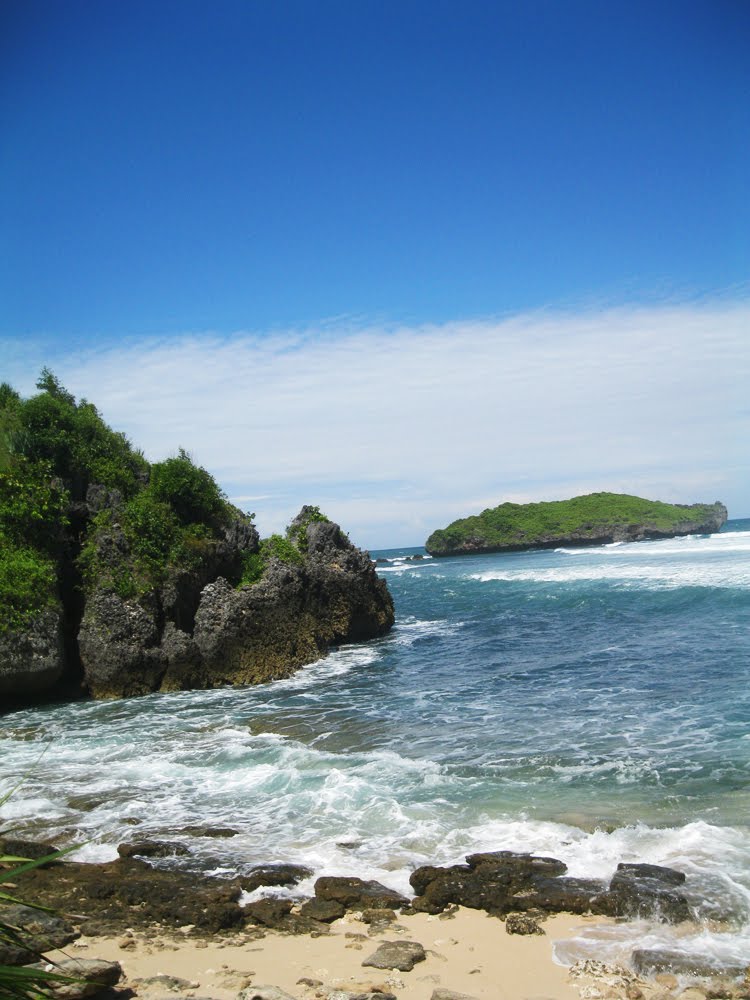 BACKPACKER'S DIARY: SADRANAN BEACH, Pesona Pantai Selatan, Wonosari ...