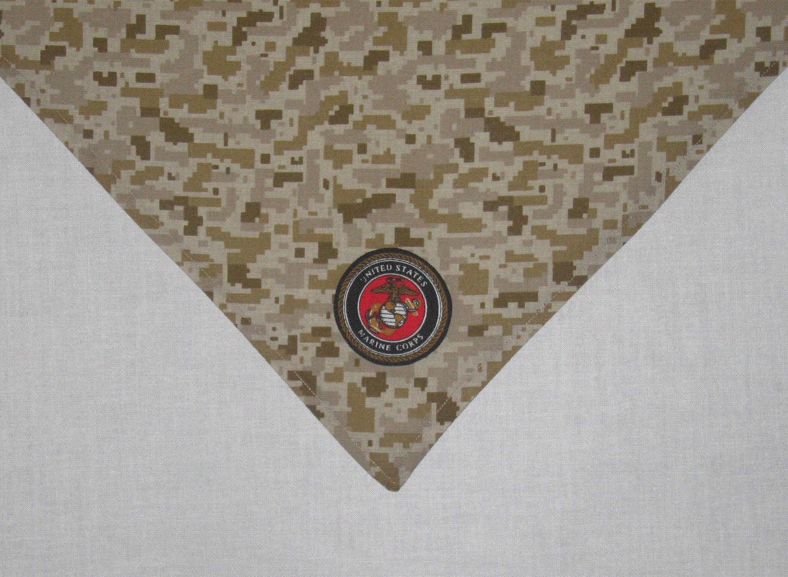 Diego's Closet: Patriotic Pugs with USMC Service Insignia Scarves