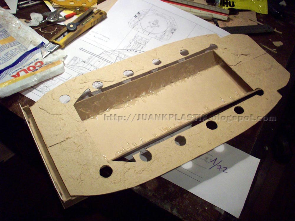 JUANKPLASTIK:::: 2- Primeros avances de la maqueta Star Wars - Spha-T ...